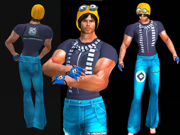 Second Life Marketplace - GRU OUTFIT MALE- MI VILLANO FAVORITO-BOW-CLASSIC