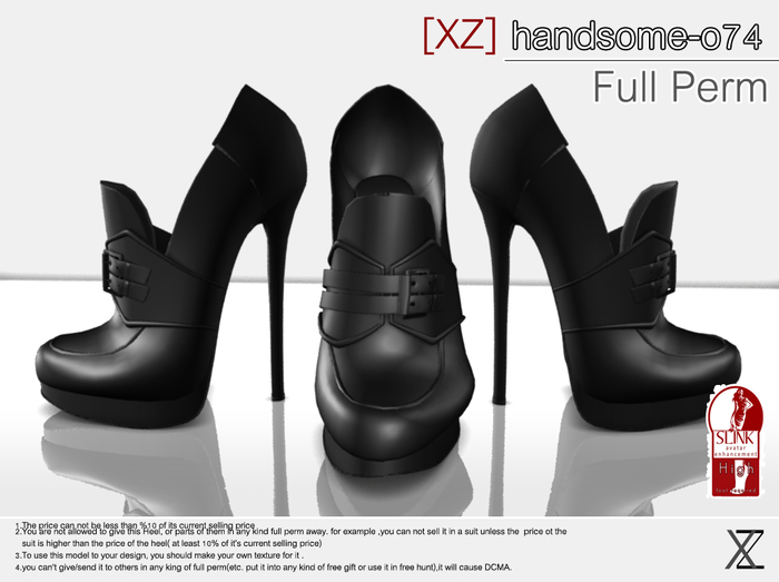 Second Life Marketplace - [FULL PERM] [XZ]handsome-o74(rigged & nonrigged)