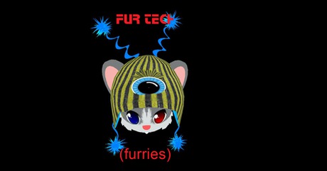 Second Life Marketplace - [Fur Tech] Animal Hat Unibrow Monster blue/yellow