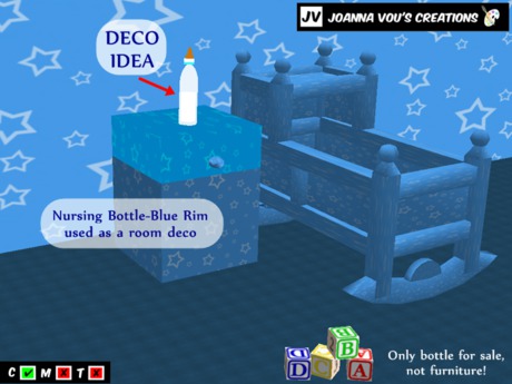 Second Life Marketplace - ::JV::6 Nursing Bottles~Resizable!