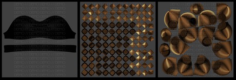 Second Life Marketplace - AngelRED - FULL PERM MESH Delta Bustier Bra ...