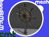 Second Life Marketplace - Steampunk airship steering wheel - Mesh ...