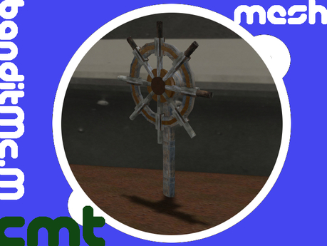 Second Life Marketplace - Steampunk airship steering wheel - Mesh ...