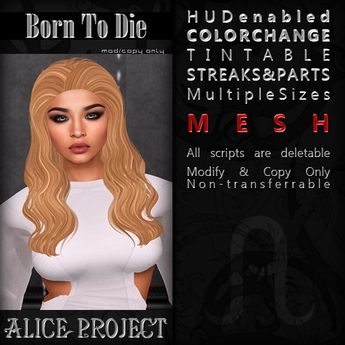 Second Life Marketplace - Alice Project - Born To Die - Colors
