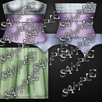 Second Life Marketplace - Full pem clothing textures set 78