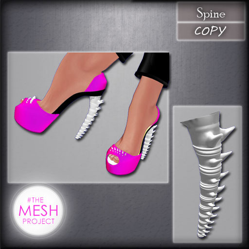 Second Life Marketplace - Caprica - Spine (Pink) feat TMP