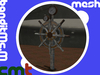 Second Life Marketplace - Steampunk airship steering wheel with gauge ...