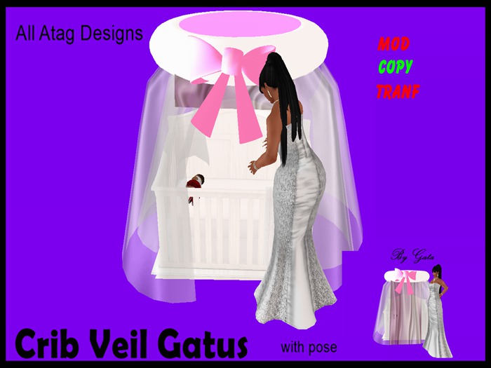 Second Life Marketplace - Crib Veil Gatus with crib Vendor