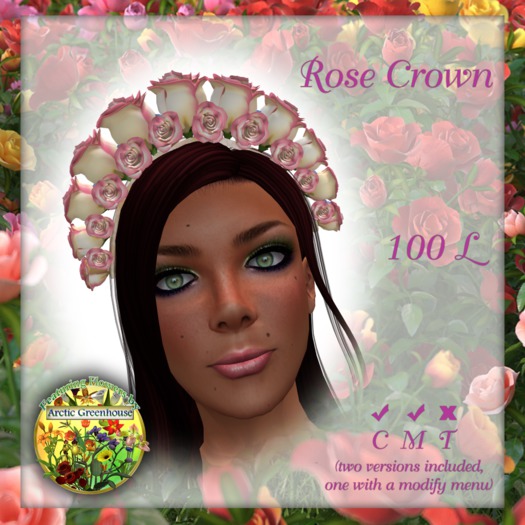 Second Life Marketplace - Rose Crown Pink