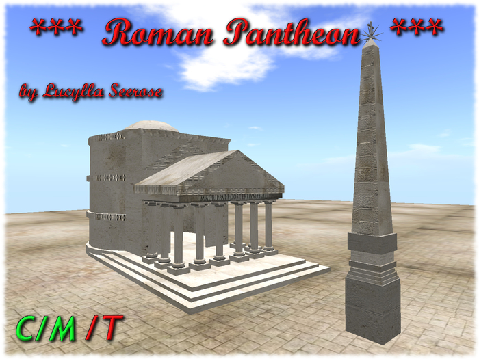 Second Life Marketplace - Box *^*Roman Pantheon*^* by Lucylla Seerose