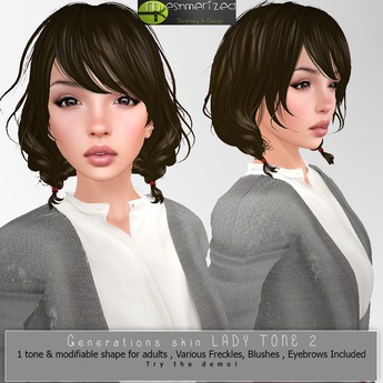 Second Life Marketplace - [MeshMerized] GEN - Lady Tone 2