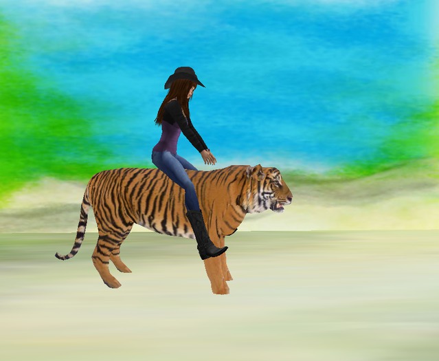 Second Life Marketplace - Rodeo Tiger rideable animal