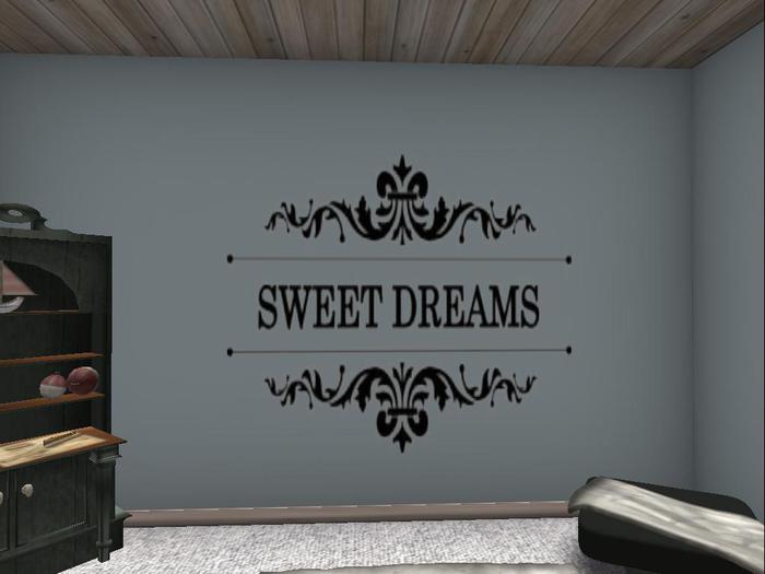 Second Life Marketplace - Sweet Dreams (Wall decal)