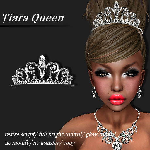 Second Life Marketplace - Tiara Queen Platinum -RYCA-