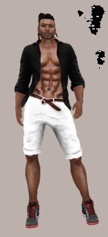 Second Life Marketplace - 50% Holidays discount !!! Sasha black men ...