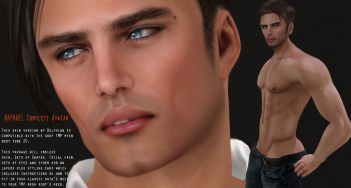 Second Life Marketplace - RAPHAEL - MALE - SKIN
