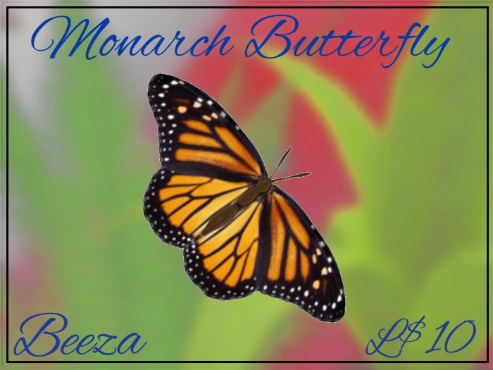 Second Life Marketplace - Beeza Monarch Butterflies