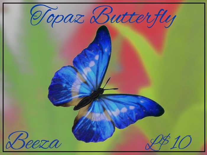 Second Life Marketplace - Beeza Topaz Butterflies
