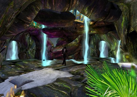 Second Life Marketplace - Water Love Grotto 2 ( Cave Cavern Waterfall )