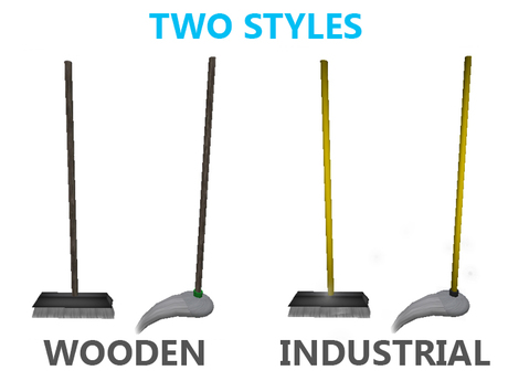 Second Life Marketplace - Animated Cleaning Props Kit