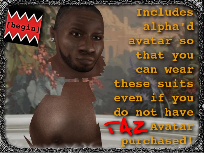 Second Life Marketplace - [TAZ] Avatar + Formal Attire pack (general version)