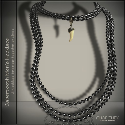 Second Life Marketplace - Sabertooth Necklace by Chop Zuey Couture ...