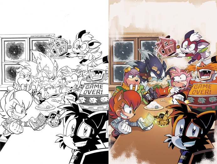 Second Life Marketplace - Sonic comic (Issue 267 variant)