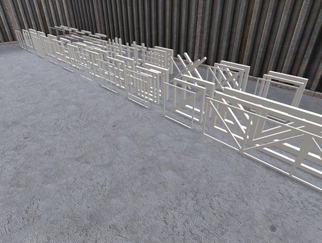 Second Life Marketplace - SDS Structural Frame Work Set-2 - Single Prim ...