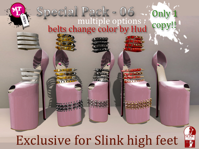 Second Life Marketplace - Miss LT Aultra platform slink high feet ...