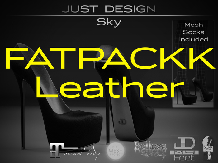 Second Life Marketplace - JD - Sky Leather - FatPack - for Belleza ...