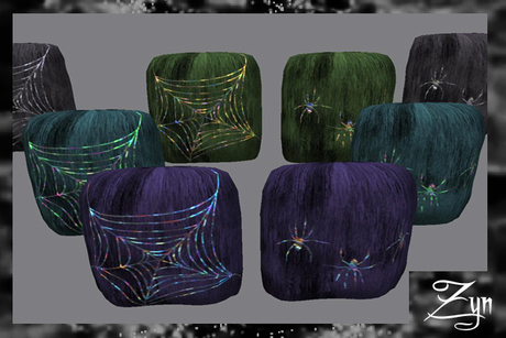 Second Life Marketplace - Zyn ~ Fancy Drow Pillows