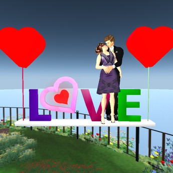 Second Life Marketplace - Emma's Floating Valentine Couple Pose