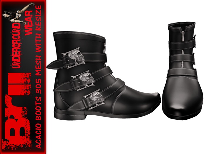 Second Life Marketplace - **ACACIO BOOTS 305 FOR MEN ** Brii ...