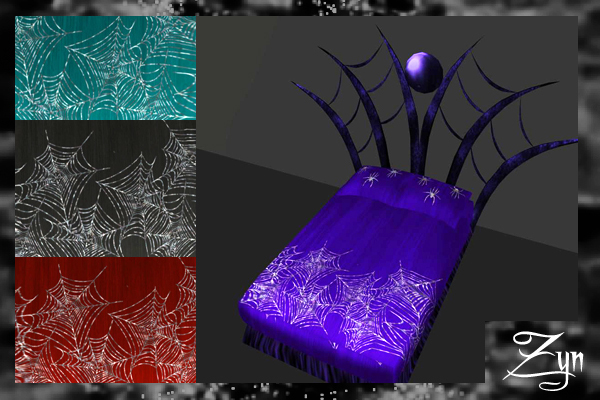 Second Life Marketplace - Zyn ~ Lovely Drow Bed