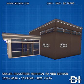 Second Life Marketplace - Dexler Industries Memorial PD (MINI)