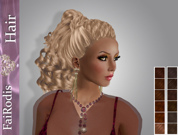 Second Life Marketplace - FaiRodis Kelly hair deep shaten WITH_SURPRISE