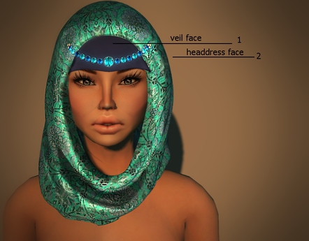 Second Life Marketplace - Nude[Oriental Mesh Headdress Full Perm ] No ...