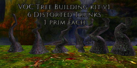 Second Life Marketplace - VOC Tree Building Kit V1 - Trunks Add On