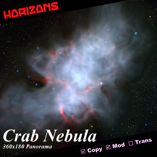 Second Life Marketplace - Strato-Cube Scene - Crab Nebula 6-Megapixel ...