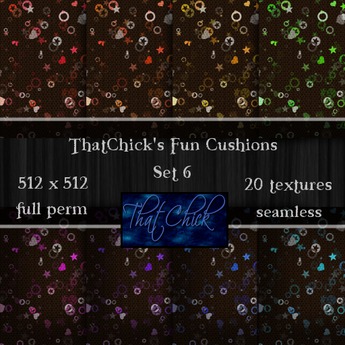 Second Life Marketplace - ~tc~ Fun Cushions Set - 6