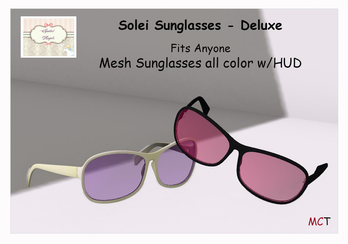 Second Life Marketplace - [S][A] Solei Sunglass (Rare) - Deluxe Pack