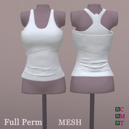 Second Life Marketplace - Female t-shirt- Full Perm