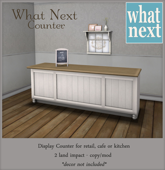 Second Life Marketplace - {what next} Counter