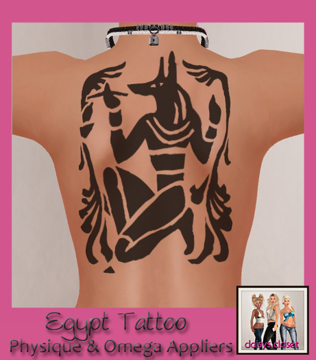 Second Life Marketplace - *DC - Egypt Tattoo Boxed*