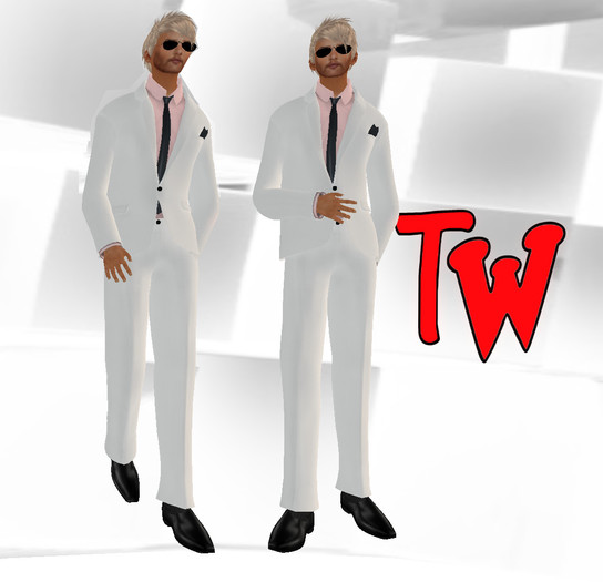 Second Life Marketplace - TW>Elegant mans suit white V2