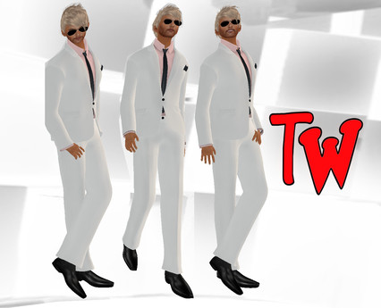 Second Life Marketplace - TW>Elegant mans suit white V2