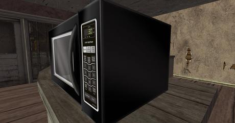 Second Life Marketplace - Mesh Microwave Black