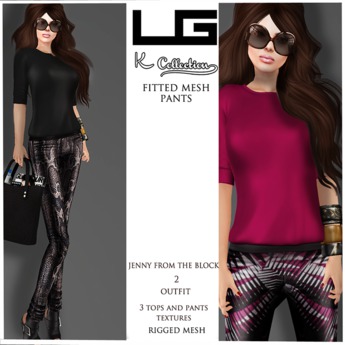 Second Life Marketplace - [LG}KCSP14 Jenny From the Block Outift 2
