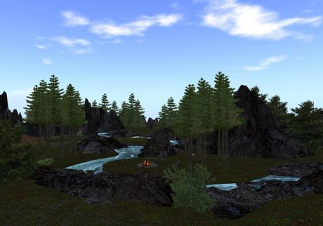 Second Life Marketplace - Forest Retreat Half Sim Skybox