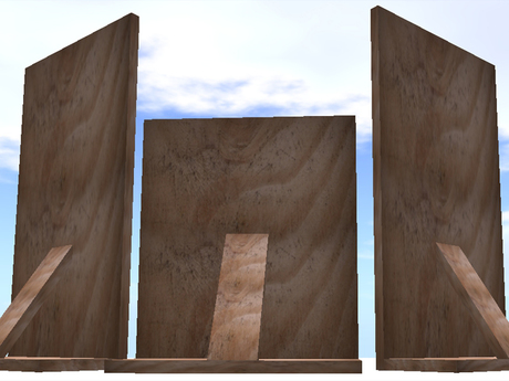 Second Life Marketplace - 3 Mardi Gras Faux Building Props (mod/copy)